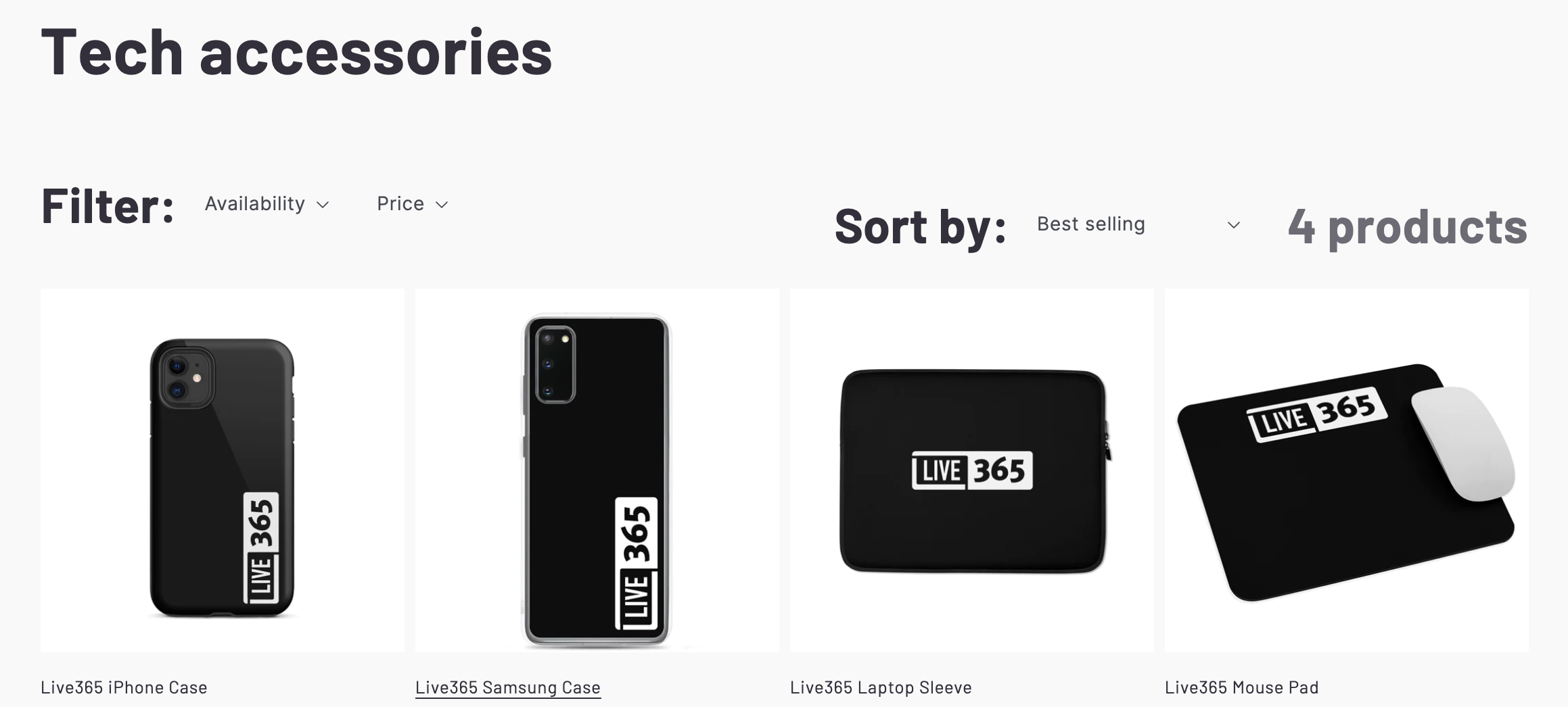 Tech accessories – Live365 Store